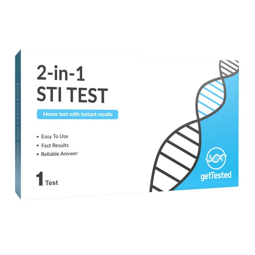 2-in-1 At-Home STI Test – Rapid Dual STD Screening
